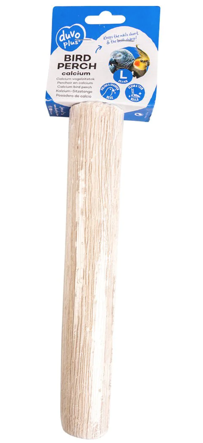 LAROY DUVO Calcium White Bird Perch (S/M | Pet Mart