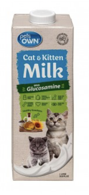 Pets Own Cat & Kitten Milk With Glucosam | Pet Mart