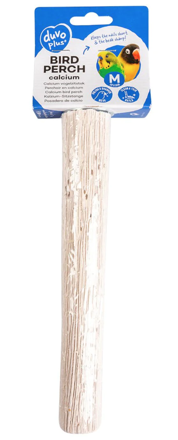 LAROY DUVO Calcium White Bird Perch (S/M | Pet Mart